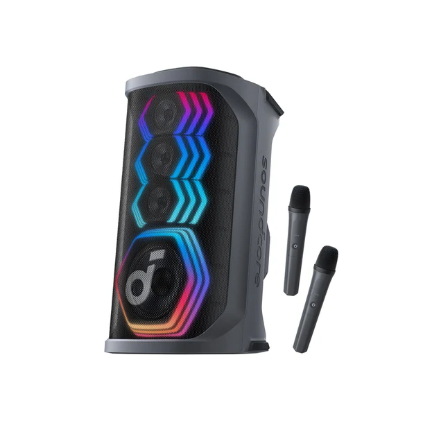 Soundcore by Anker Rave 3S Wireless Karaoke Party Speaker with Dual Mic ...
